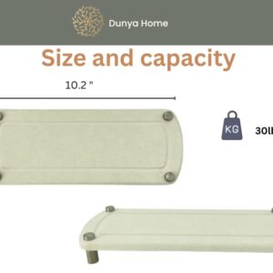 Dunya Home Bathroom Sink Caddy Fast Drying Stone Drying Rack Accessory Organizer Diatomaceous Earth Drying Rack Sponge Bottle Soap Countertop Organizer White