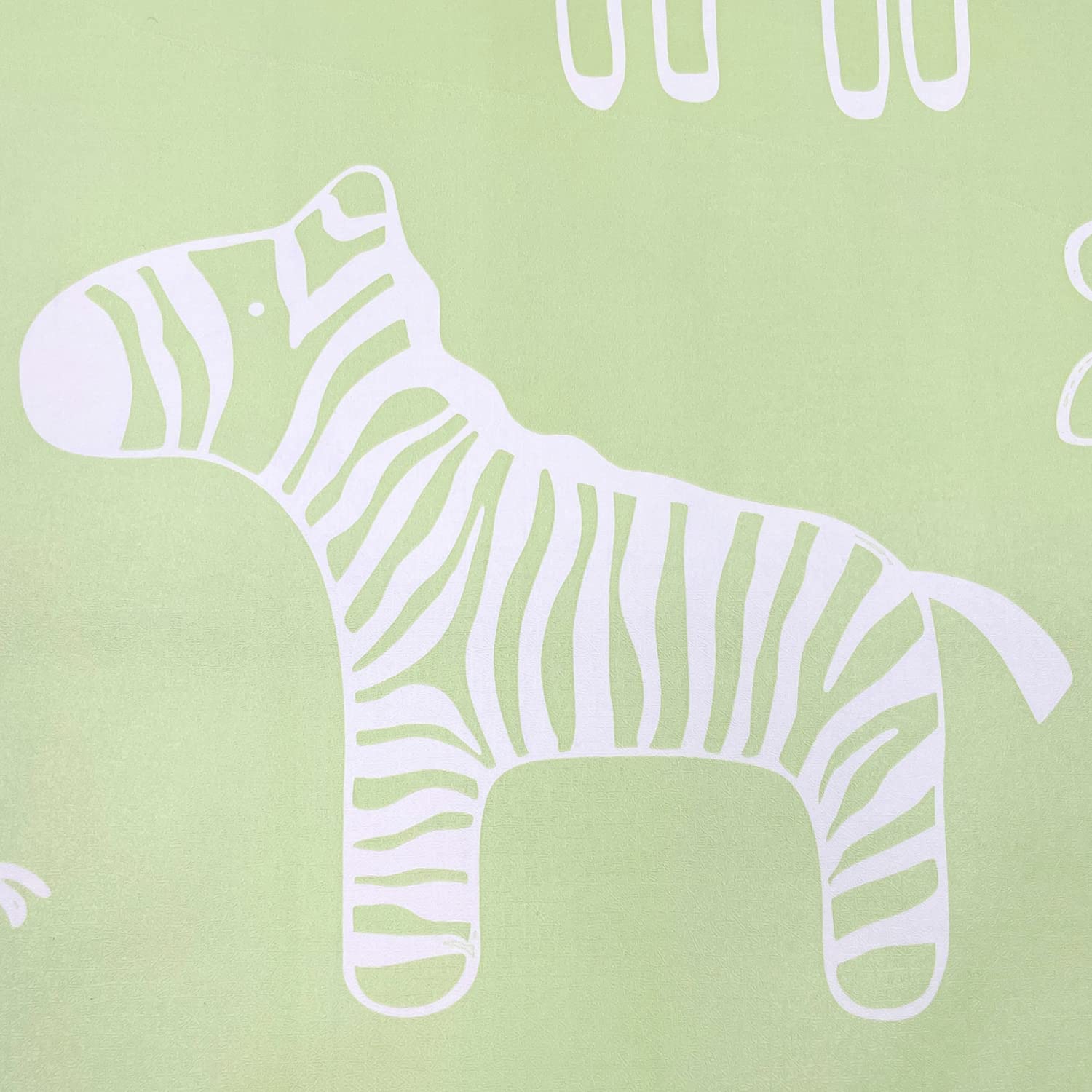 Yifely Green Animals Shelving Paper Giraffe Self-Adhesive Drawer Liner Waterproof Covering Nursery Furniture Toy Boxes 17.7 Inch by 9.8 Feet