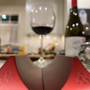 Winebars | The Compact Metal Wine Rack That's The Perfect Wine Gift for Wine Lovers (Romantic Red)