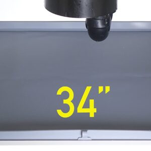 Premium 34” x 22” Under Sink Mat with Bonus Faucet Splash Guard: Waterproof Silicone Kitchen Sink Mat with Drain Hole - Rubber Mat Cabinet Protector, Anti-Slip, and Waterproof Kitchen Cabinet Liner