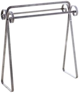 enclume premier scrolled quilt rack, hammered steel