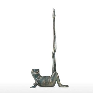 Frog Paper Towel Holder Animal Toilet Paper Roll Holder Antique Cast Iron Organizer Cast Iron Paper Towel Stand