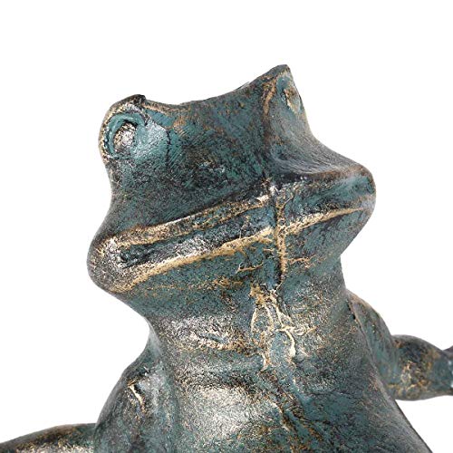 Frog Paper Towel Holder Animal Toilet Paper Roll Holder Antique Cast Iron Organizer Cast Iron Paper Towel Stand