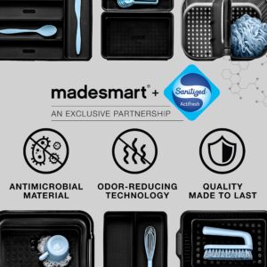 madesmart Antimicrobial Customizable Multi-Purpose Drawer Organizer