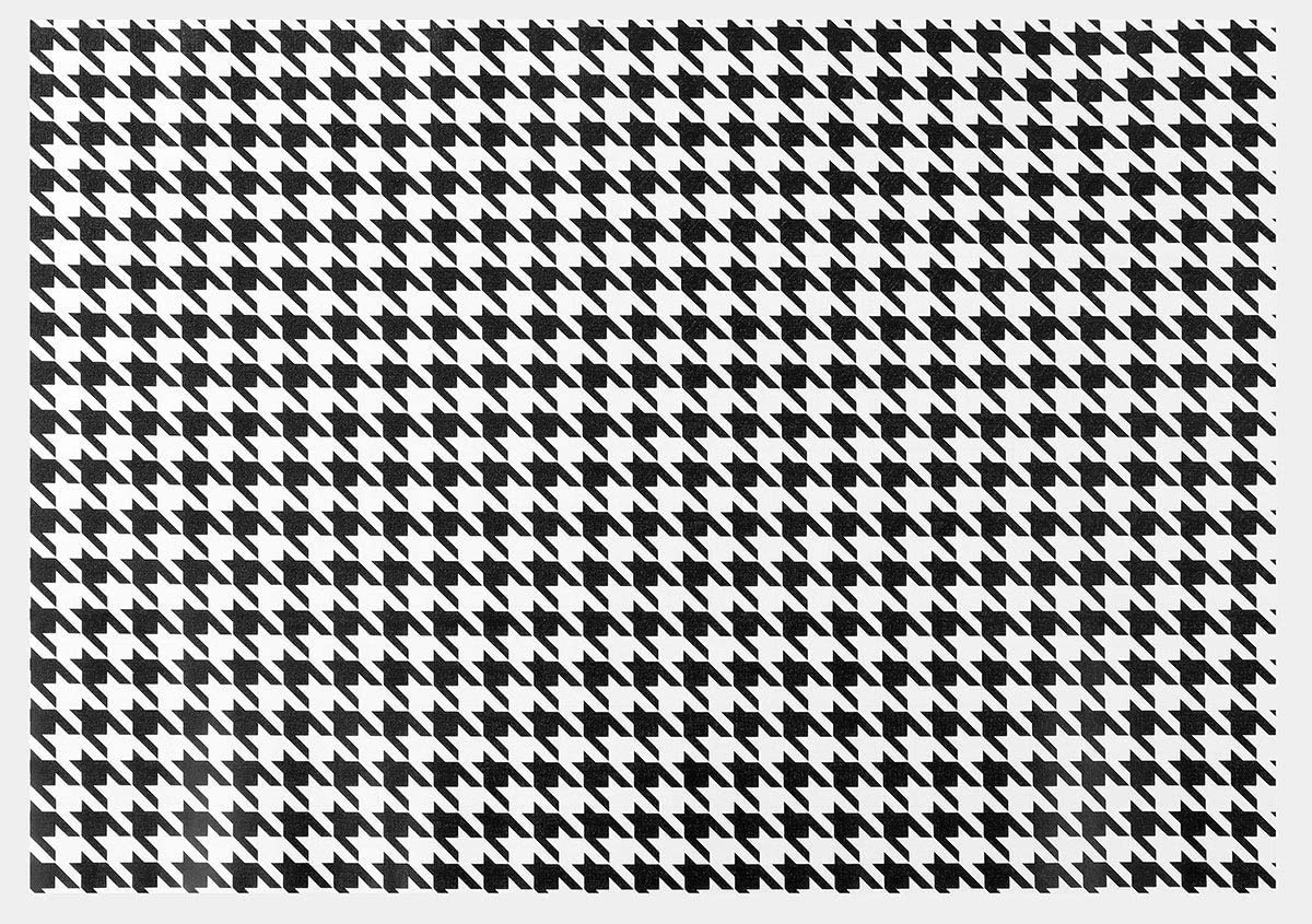 Self-Adhesive Vinyl Black White Plaid Shelf Liner Contact Paper for Cabinets Dresser Drawer Furniture Wall Arts and Crafts Decal 17.7X117 Inches