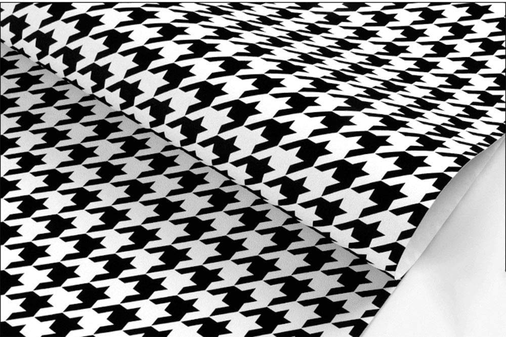 Self-Adhesive Vinyl Black White Plaid Shelf Liner Contact Paper for Cabinets Dresser Drawer Furniture Wall Arts and Crafts Decal 17.7X117 Inches