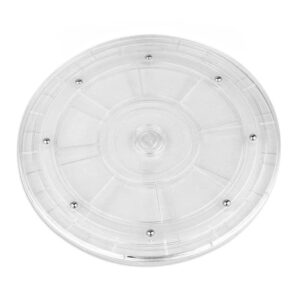 1pc clear acrylic 6inch turntable mini turntable organizer round swivel plate clear rotating tray small revolving base for spice rack table cake kitchen pantry decorating