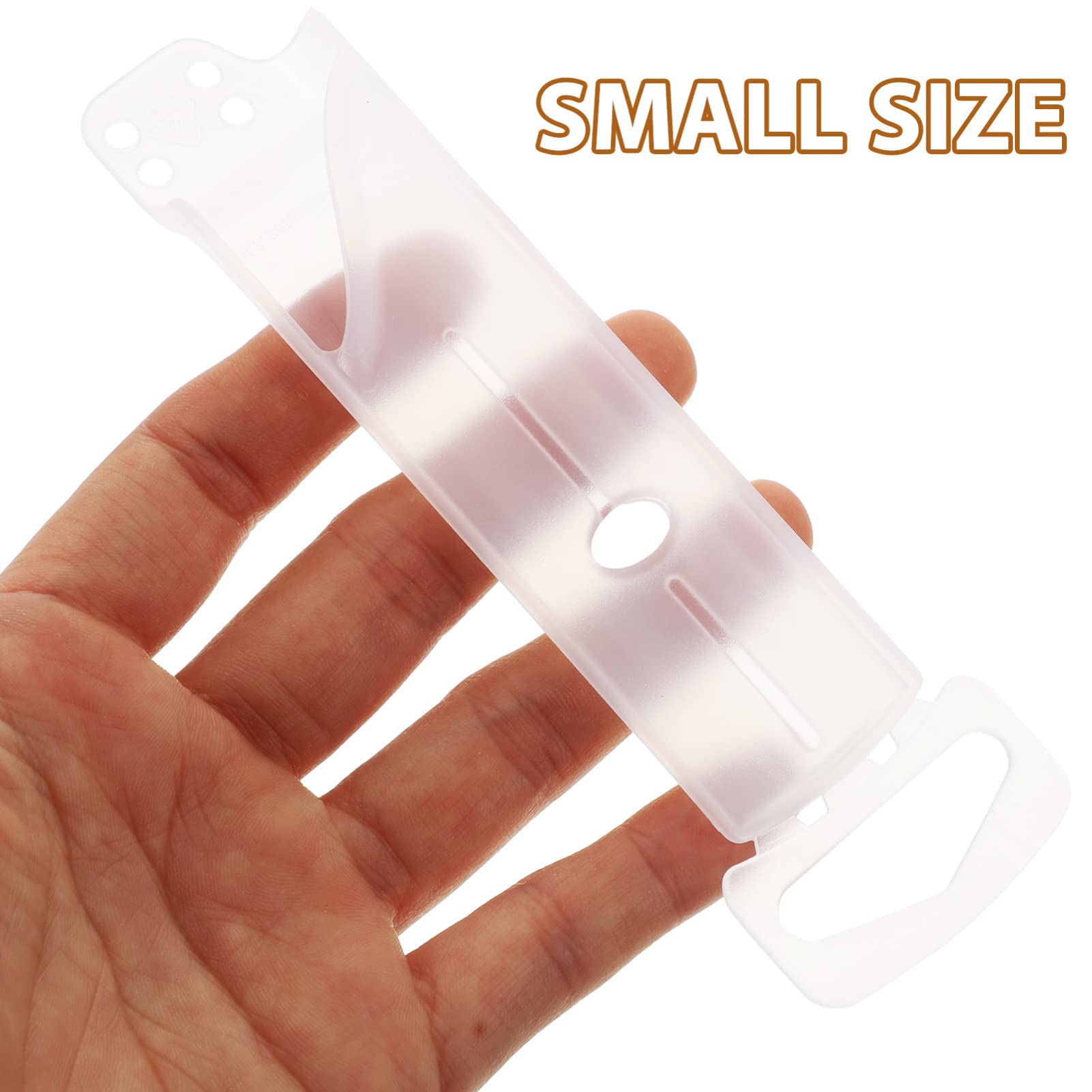 Luxshiny Knoves 6pcs Plastic Knife Case Clear Covers Sleeves Knives Guard Universal Sheath Blade Guards Protector for Bread Carving Chef Cleaver Kitchen Knife 13.5X3.85X0.5CM Chef Backpack