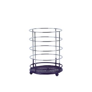 servette home nonslip wire cutlery holder - purple