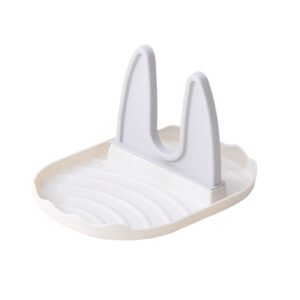 hevirgo pot cover rack water draining pot lid holder holding kitchen supplies white grey