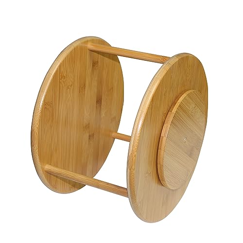 Home Basics 2 Tier Bamboo Lazy Susan