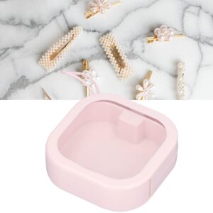 Clear ABS drawer for small transparent containers with push switch Pink