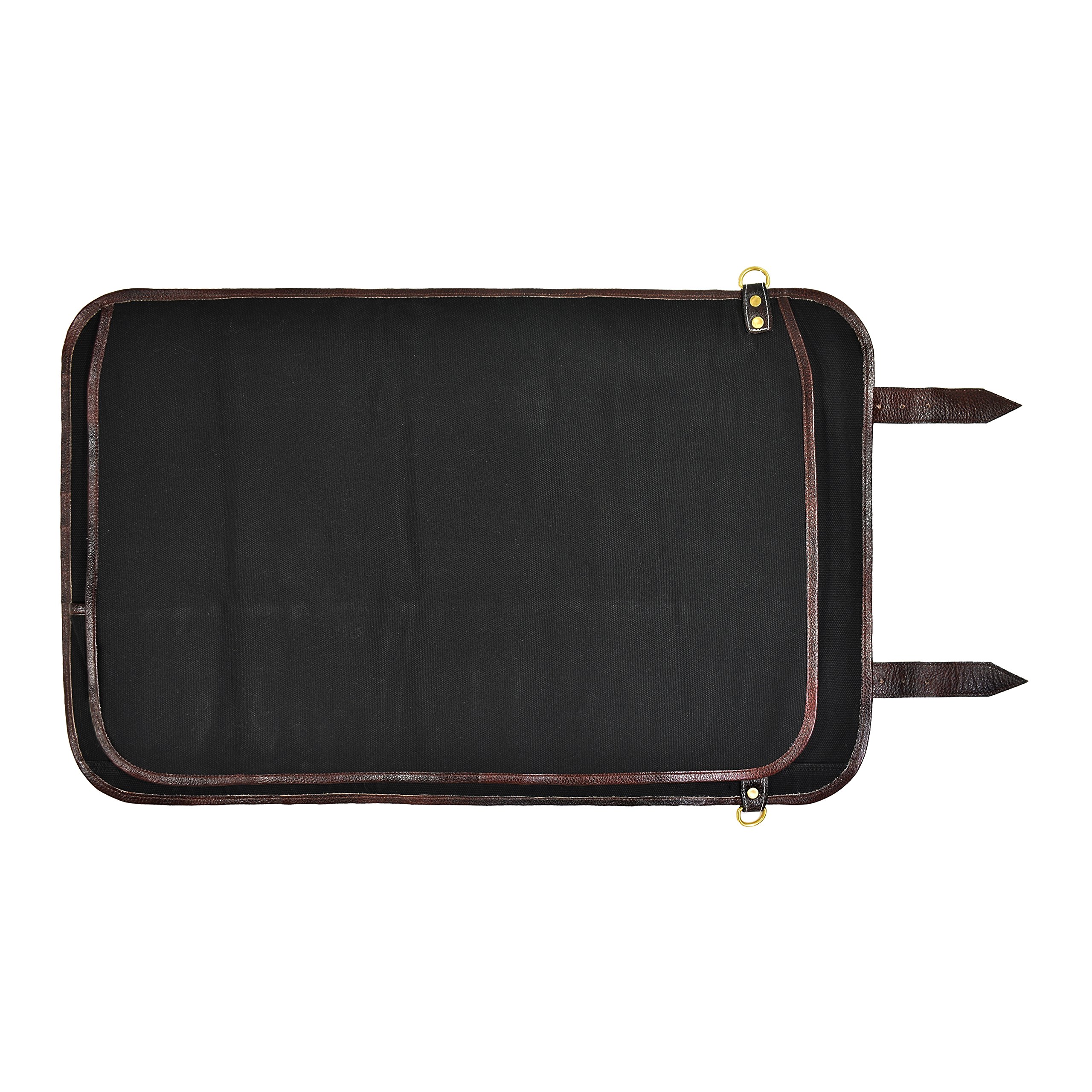 9 Pocket Canvas Knife Roll Bag