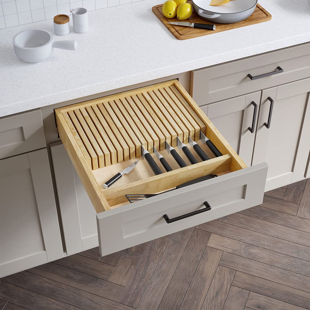 18" Drop-In Knife Block Drawer Insert