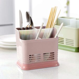 Rehomy Chopsticks Holder, Spoon Fork Holder Draining Storage Rack Kitchen Utensil Organizer