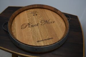 wine barrel lazy susan pinot noir 2