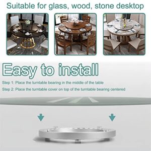 Heavy Duty Silent Lazy Susan Turntable 1 Piece, 12~100 Cm Aluminium Alloy Table Turntable Base Bearing, Round Table Swivel Base For Kaleidoscopes Tabletop Serving Show