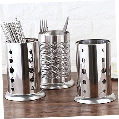 DOITOOL cooking utensil holder kitchen utensil holder stainless utensil holder flatware organizers flatware drying chopsticks holder utensil drying Stainless steel tableware Kitchenware