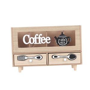 hanabass box coffee storage box flatware storage box desktop decor woodsy decor utensil rack kitchen gadgets organizer utensil drying rack coffee case cutlery box wood storage box supplies