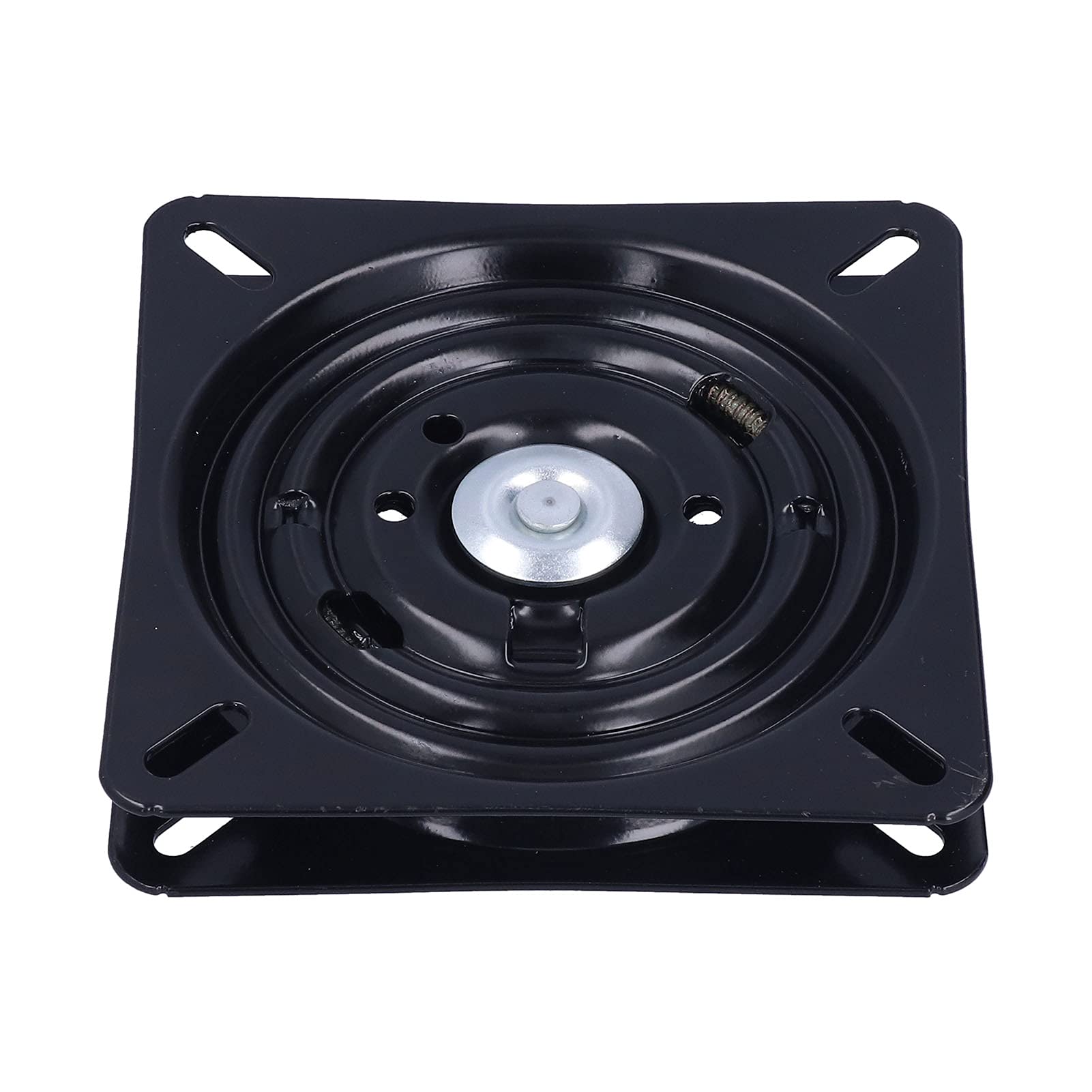 7in Chair Turntable Base Square Rotating Swivel Plate 180 Degree Automatic Rebound Dual Bearings Run for Furniture Chairs,Bar Chairs,Office Chairs,Car Chairs, Display Racks