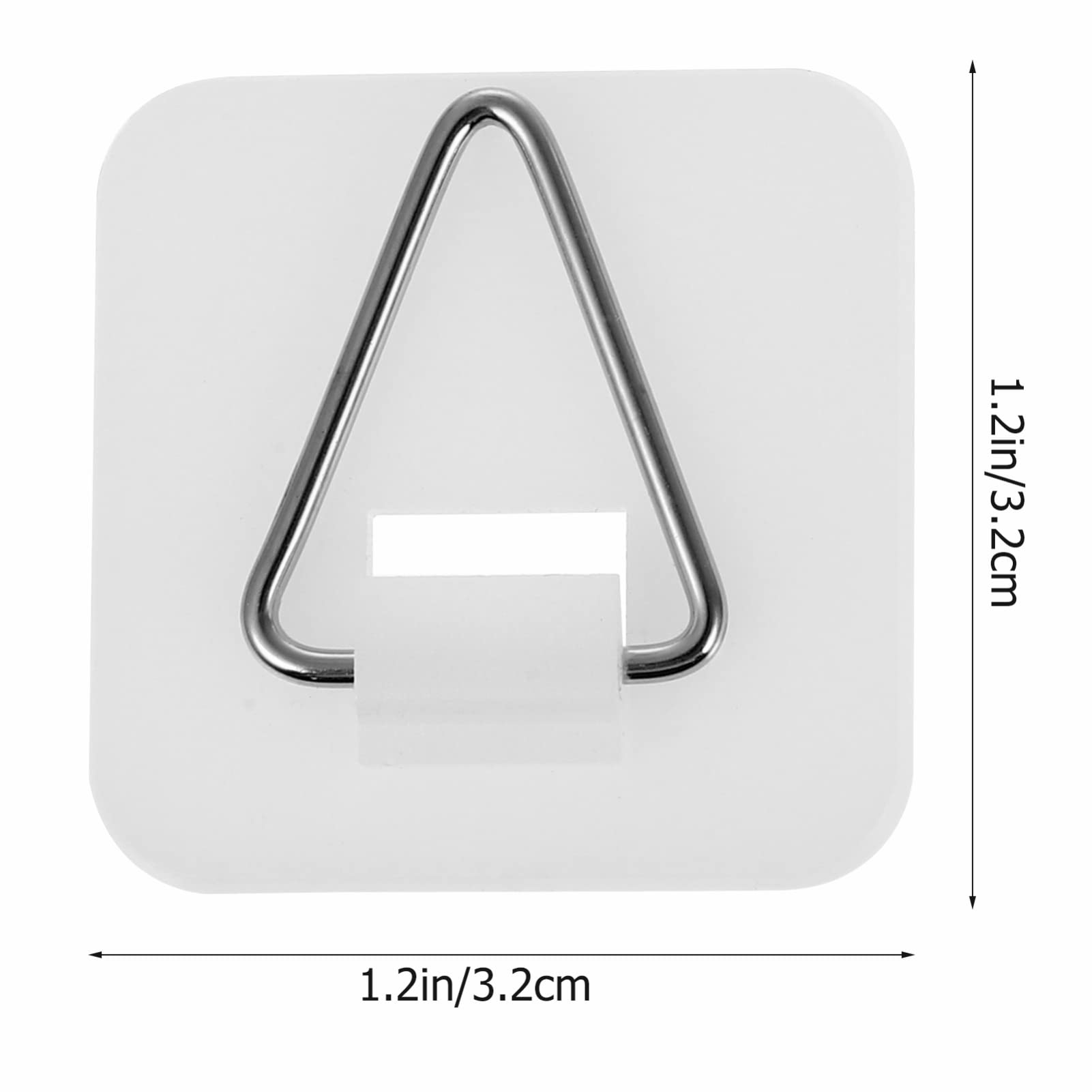 DOITOOL Plastic Display Stands 100pcs Hook up Dishes Hanger Plastic Vertical Plate Hanger