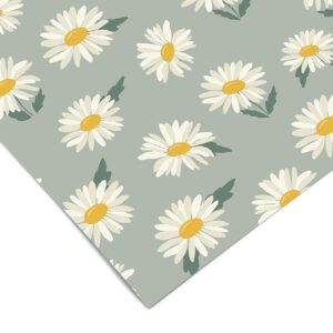 Summer Daisy Floral Contact Paper | Shelf Liner | Drawer Liner | Peel and Stick Paper 493 24in x 96ft (8ft)