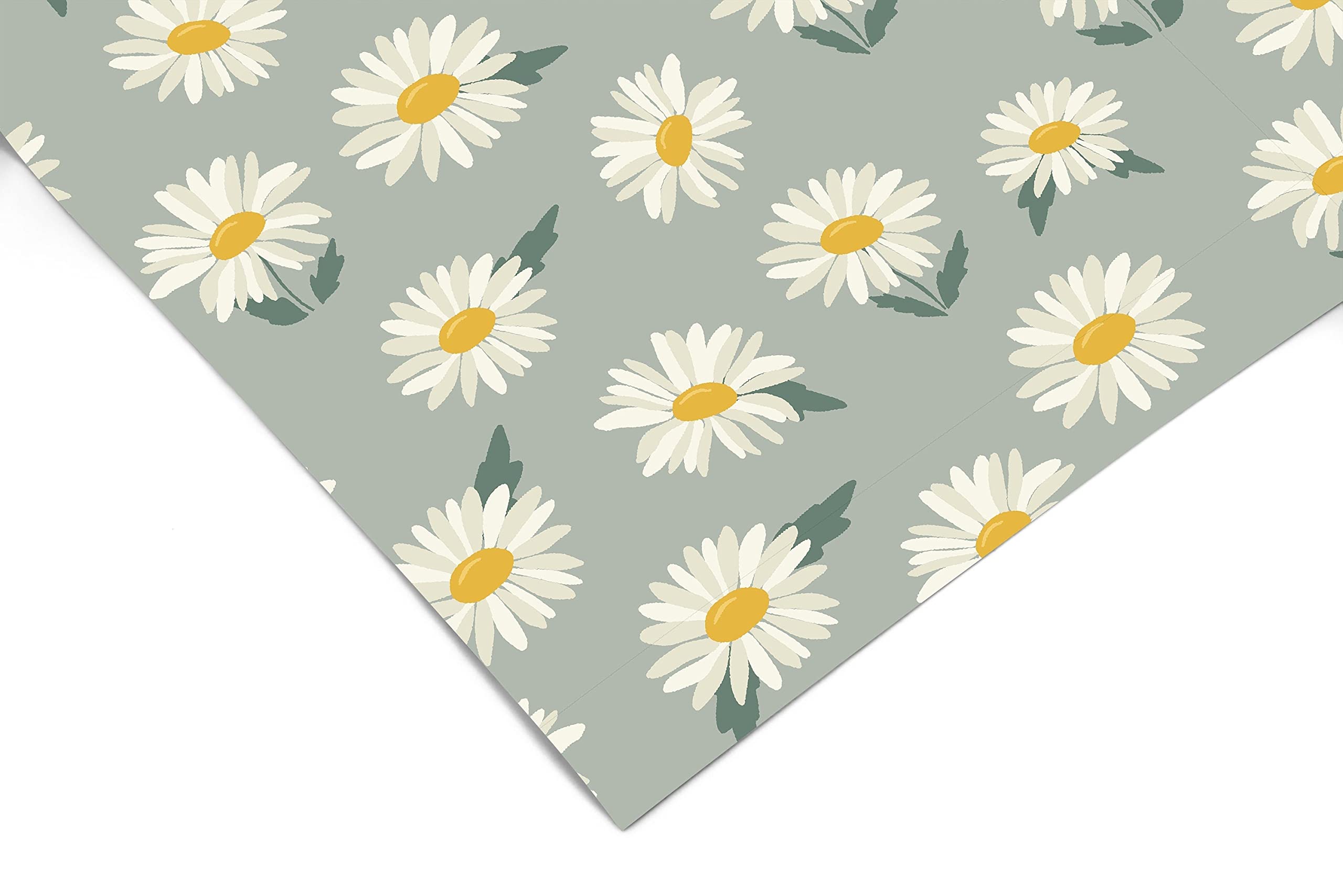 Summer Daisy Floral Contact Paper | Shelf Liner | Drawer Liner | Peel and Stick Paper 493 24in x 96ft (8ft)