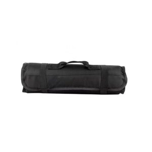 chef 22 slots knife roll bag,chef knife kit bag(black)