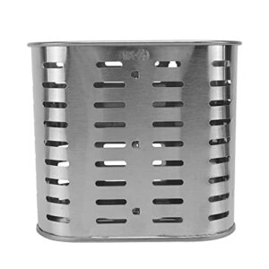 cabilock stainless steel utensil holder stainless steel kitchen utensils chopsticks holder drying rack basket silverware cutlery organizer rack for countertop utensil drying rack