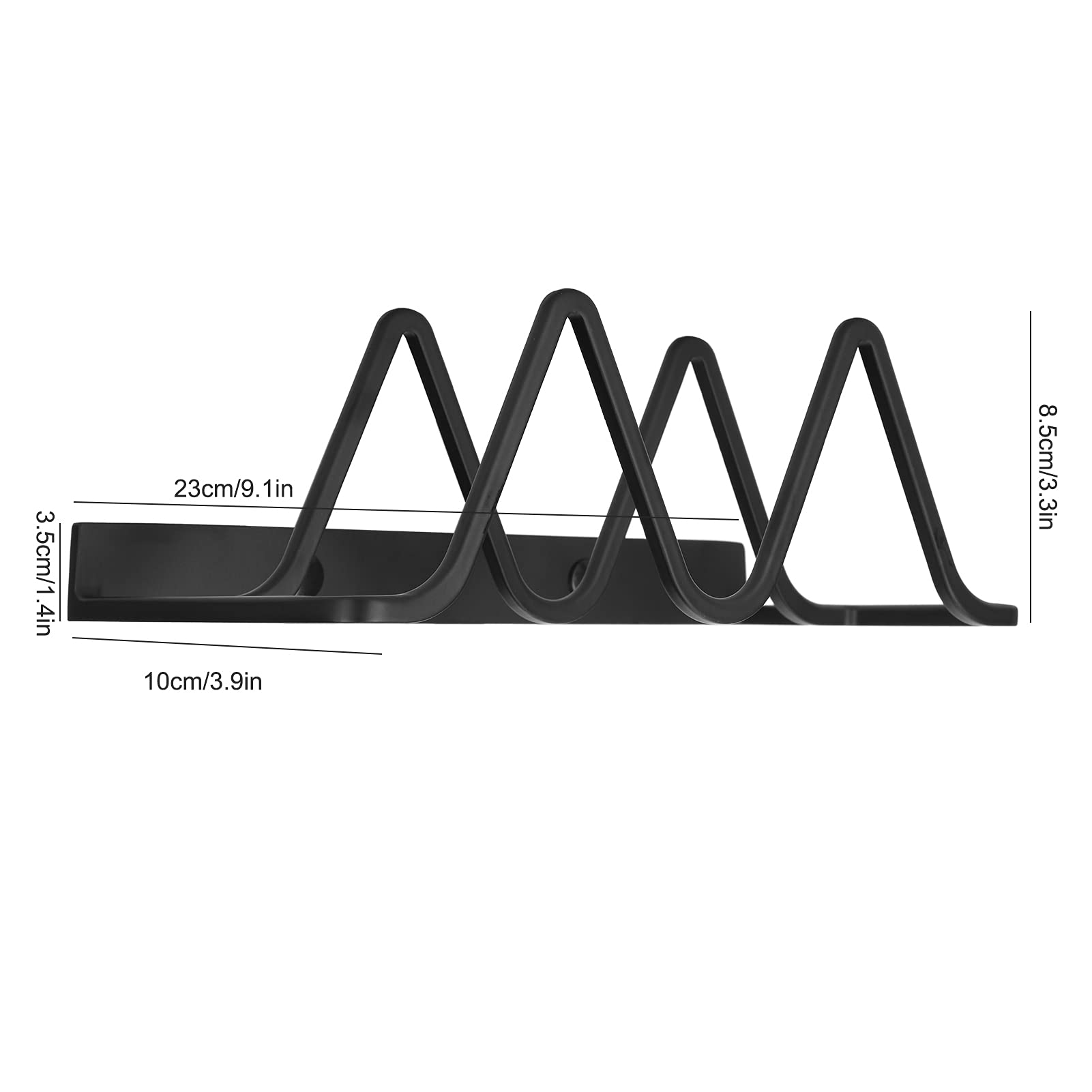 Space Aluminum Cutting Board Storage Rack Holder Pan Pot Lid Organizer for Home Use