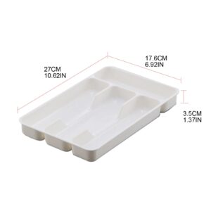 2pcs Tableware Organizer Cutlery Storage Tray Kitchen Drawer Separation Finishing Rack Storage Box Spoon Fork Silverware tableware organizer for party