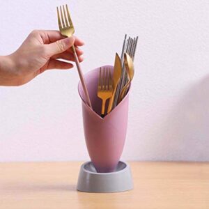 1pc Chopstick Holder Plastic Chopsticks Holder Vessel Tools Kitchen Cabinet or Pantries Kitchen Tool Holder Food Decor Kitchen Cabinets or Pantry Purple Tableware Drain Rack