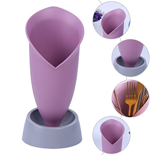 1pc Chopstick Holder Plastic Chopsticks Holder Vessel Tools Kitchen Cabinet or Pantries Kitchen Tool Holder Food Decor Kitchen Cabinets or Pantry Purple Tableware Drain Rack