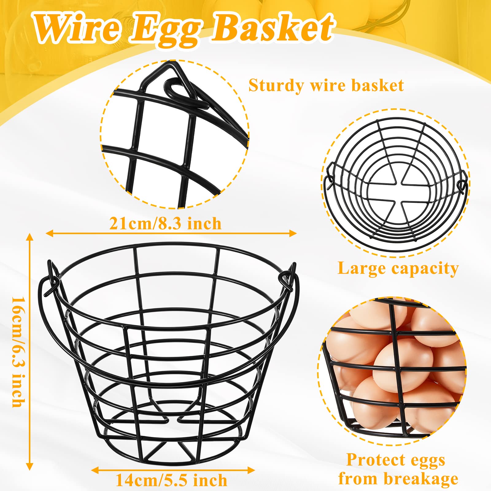 Zubebe 2 Pieces Egg Basket Spiral Egg Holder Storage Rack Metal Egg Functional Rack Egg Dispenser for Kitchen Countertop Display