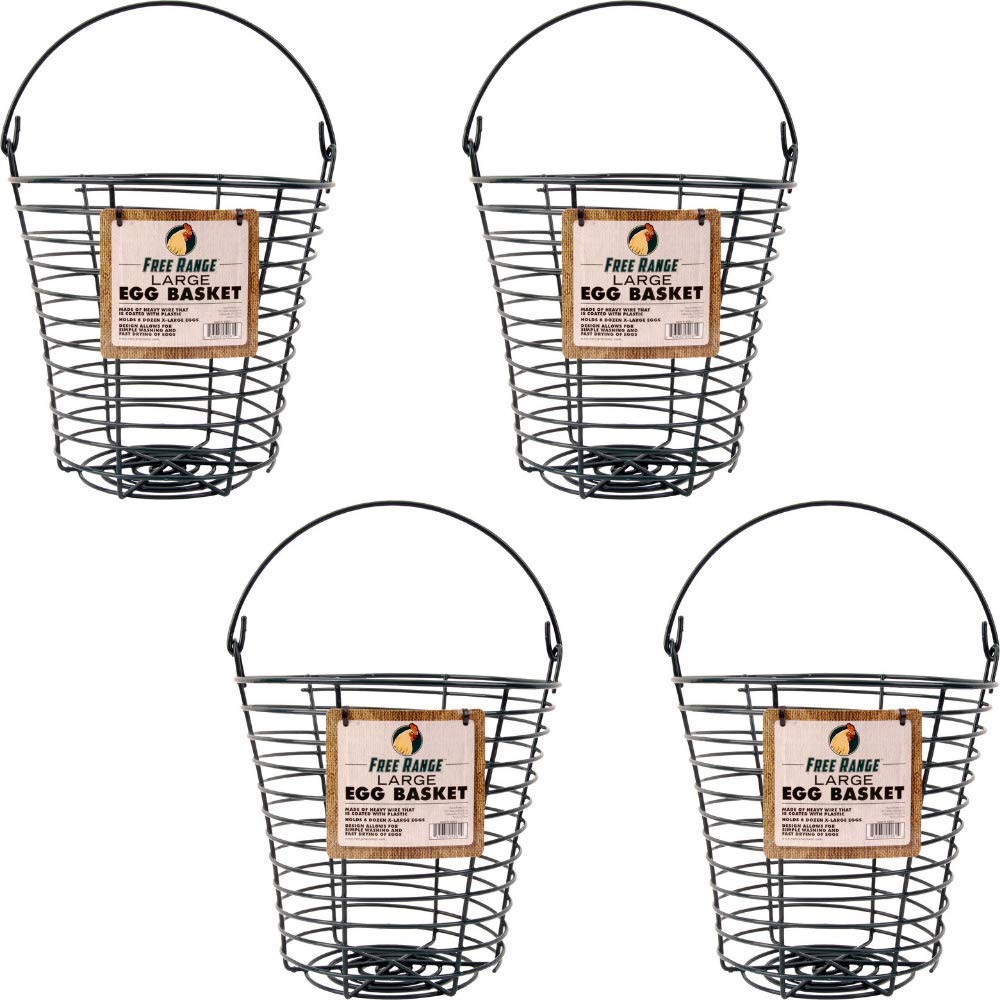 Harris Farms Egg Collecting & Washing Basket, Large - Pack of 4