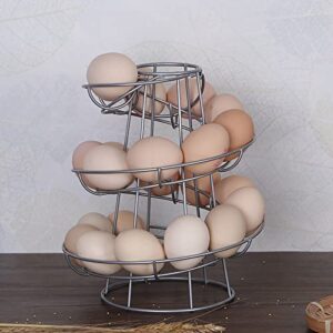 Datianxia Egg Skelter Deluxe Modern Spiraling Dispenser Rack Basket Storage Space Up to 24