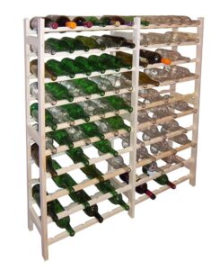 home-app vinland 120 bottle wine rack, 12 wide by 10 high home supply maintenance store