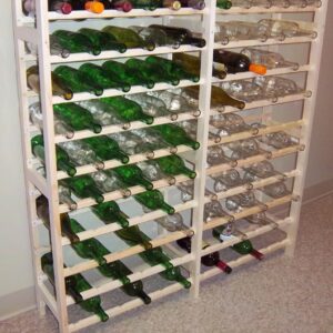 Home-App Vinland 120 Bottle Wine Rack, 12 wide by 10 high Home Supply Maintenance Store