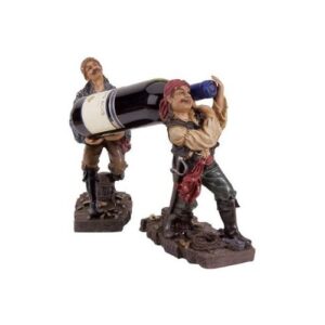 hs two pirates nautical wine bottle holder