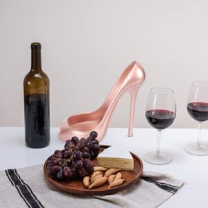 Work Desk Decor Wine Bottle Holder Decorative Wine Rack High Heel Rack Living Room Bottle Holder Bottle Rack Desktop Resin Craft Home Decoration Ornaments Stiletto Wine Holder Resin Crafts