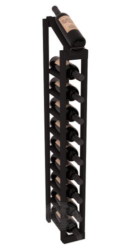 Wine Racks America® InstaCellar Display Top Wine Rack Kit - Durable and Expandable Wine Storage System, Redwood Black Stain - Holds 10 Bottles