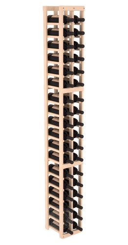 Wine Racks America Living Series Cellar Kit Wine Rack - Durable and Modular Wine Storage System, Pine Unstained - Holds 36 Bottles