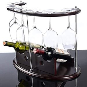 Wine Holder Wine Shelf Wine Glass Rack Upside Down Wine Bottle Rack Wine Cabinet Wine Rack Decoration Creative Wine Display Stand Wooden Small Bar Storage