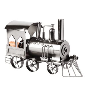 brubaker wine bottle holder statue locomotive sculptures and figurines decor & vintage wine racks and stands gifts decoration