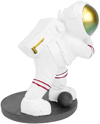 Taotenish Astronaut Design Wine Rack Wine Bottle Holder Statue Resin Wine Bottle Holder Sculpture Rack for House Office Coffee Shop Bar Restaurant Party Decor - Style A