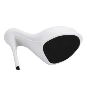 Aqur2020 Shoe Wine Bottle Holder Innovative Wine Rack High Heeled Shoe Shape Wine Bottle Display Holder Home Decoration Accessories(White)