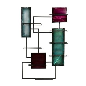 home decorators collection wine storage wall sculpture, 24" wx38.5 h, bronze