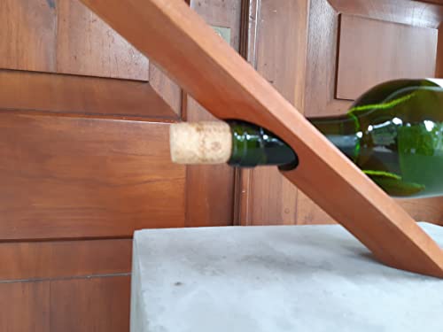 Wine Bottle Balancer/ Holder - Magic Bat - Unique Decorative Cricket Bat Design for Tabletop Display in Home, Kitchen, or Bar