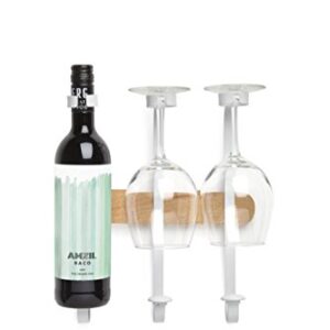 Umbra Showvino Wine Display, White/Natural