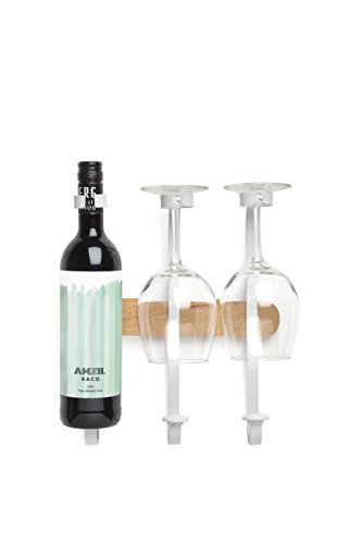 Umbra Showvino Wine Display, White/Natural